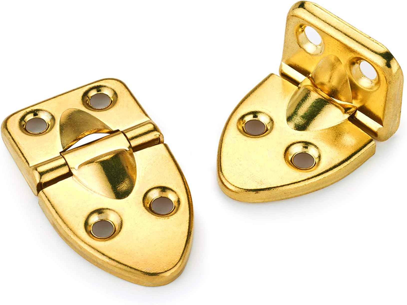 Highpoint 90 Degree Stop Hinge Antique Brass Plated 2-1/16" x 1-1/18 ...