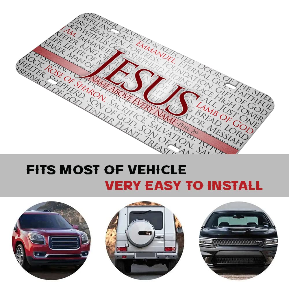 Religious License Plate Quotes Jesus And Hybrid License Plate Frame