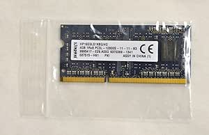 Kingston Mem ria para laptop 4GB 1RX8 PC3L-12800S-11-11-B3 HP16D3LS1KBG/4G DDR3 | Amazon.com.br