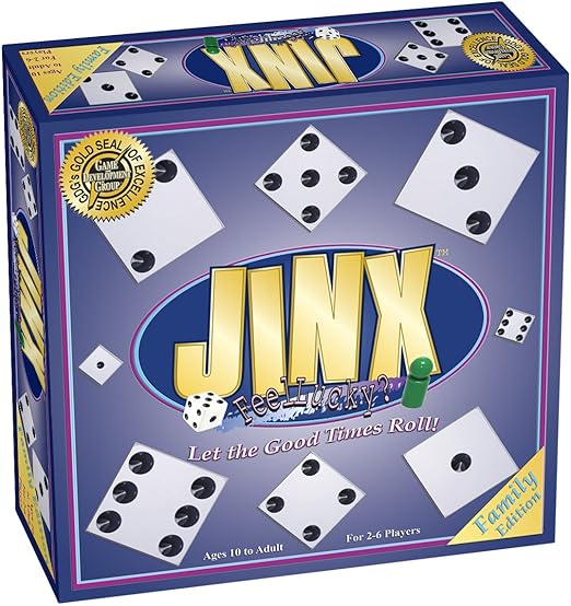 Amazon.com: Jinx Board Game, A Game Where The Luck of The Dice ...