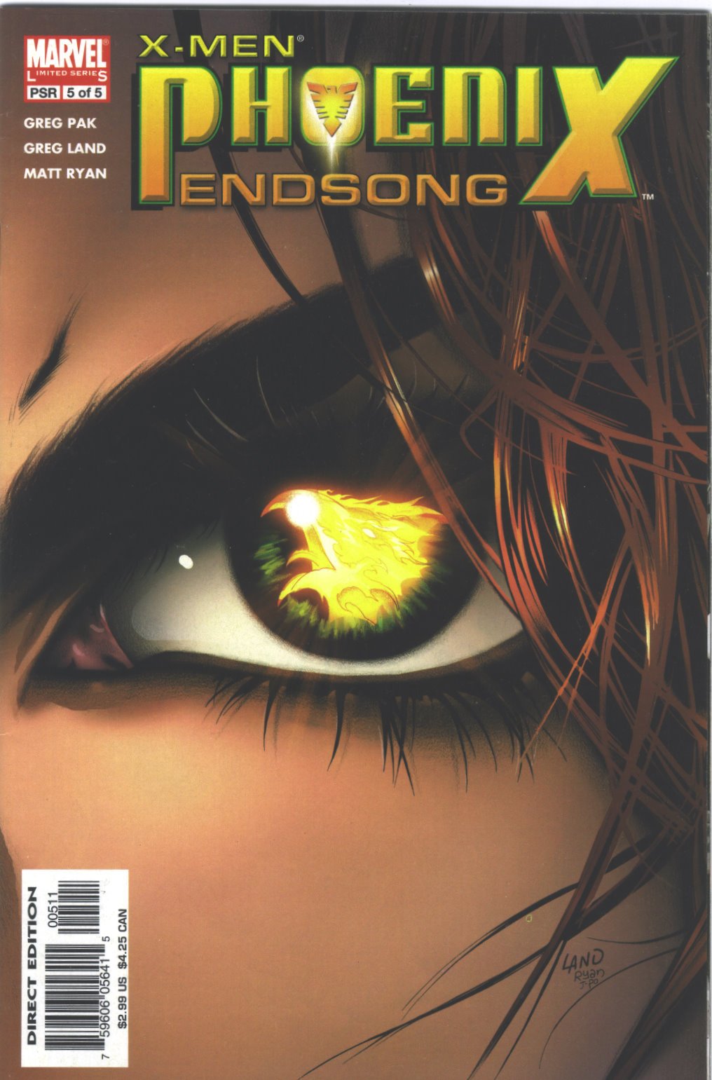 Amazon.com: X-Men: Phoenix - Endsong, No.5: Greg Pak, Greg Land: Books