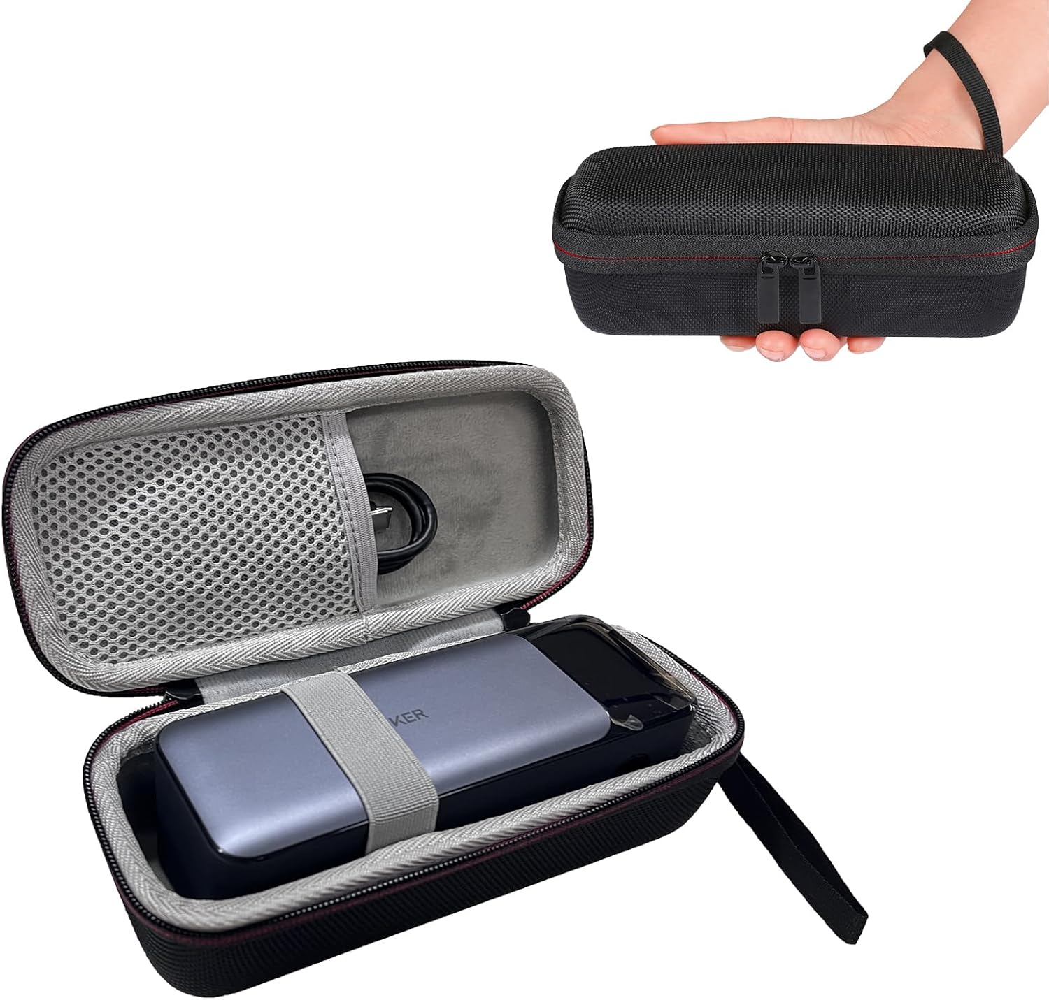 YipuVR Carrying Case for Anker 737 Powerbank, ENA Hard Storage Bag ...
