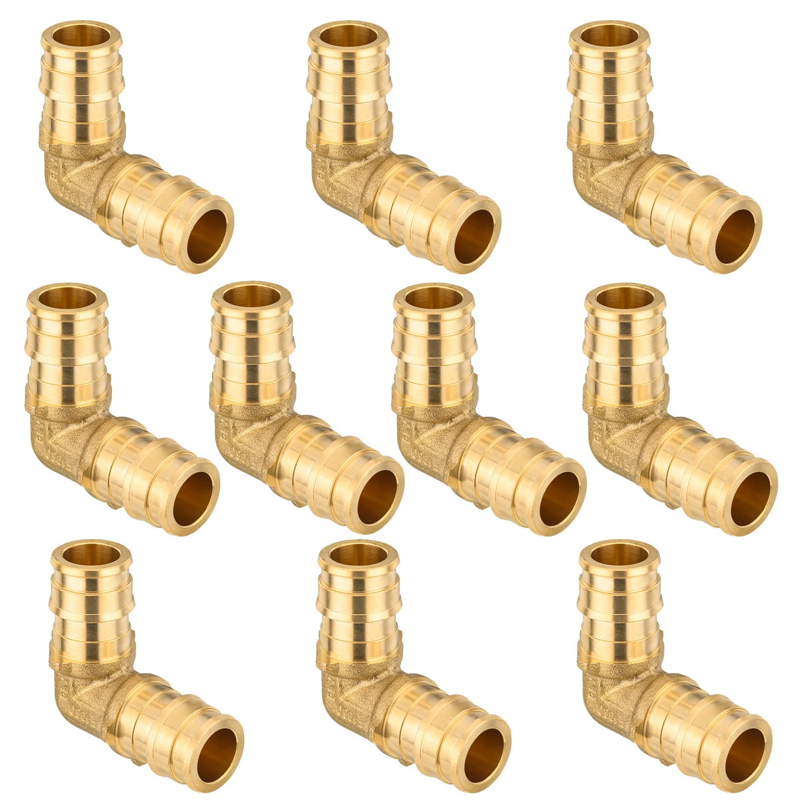 Amazon.com: GUOFIS 10 Pack PEX A Expansion 90° Elbow,1/2 Inch F1960 ...