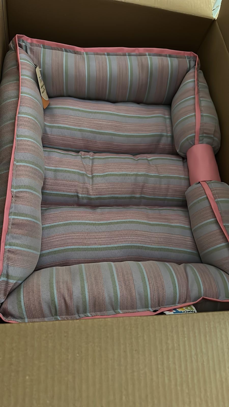 Fancy Pets Cama Rayas G2 Rosa : Amazon.com.mx: Productos para animales