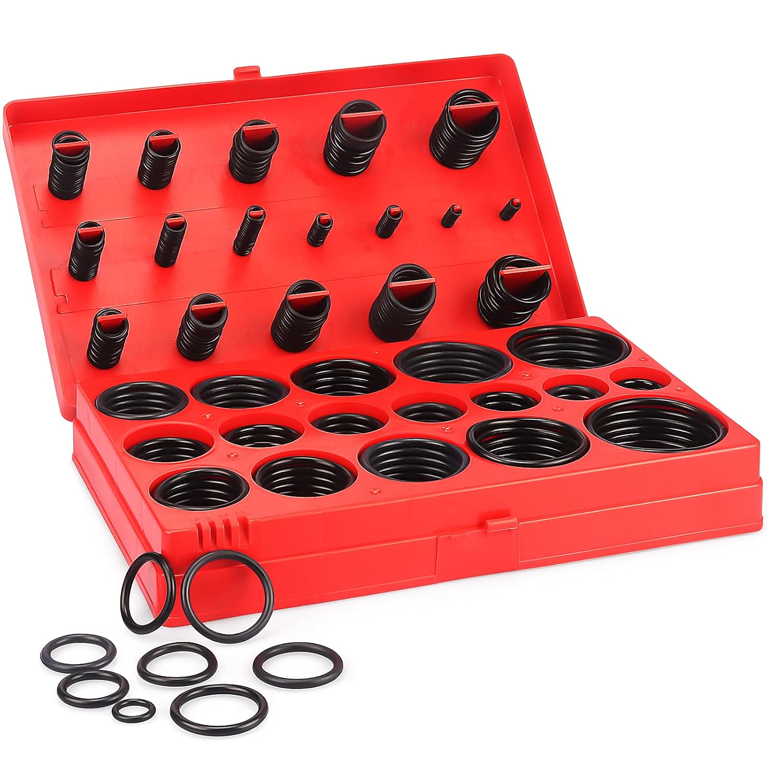 ZOFFI 419 PCS Nitrile Rubber O Ring Assortment Kit, Metric Oring Kit ...