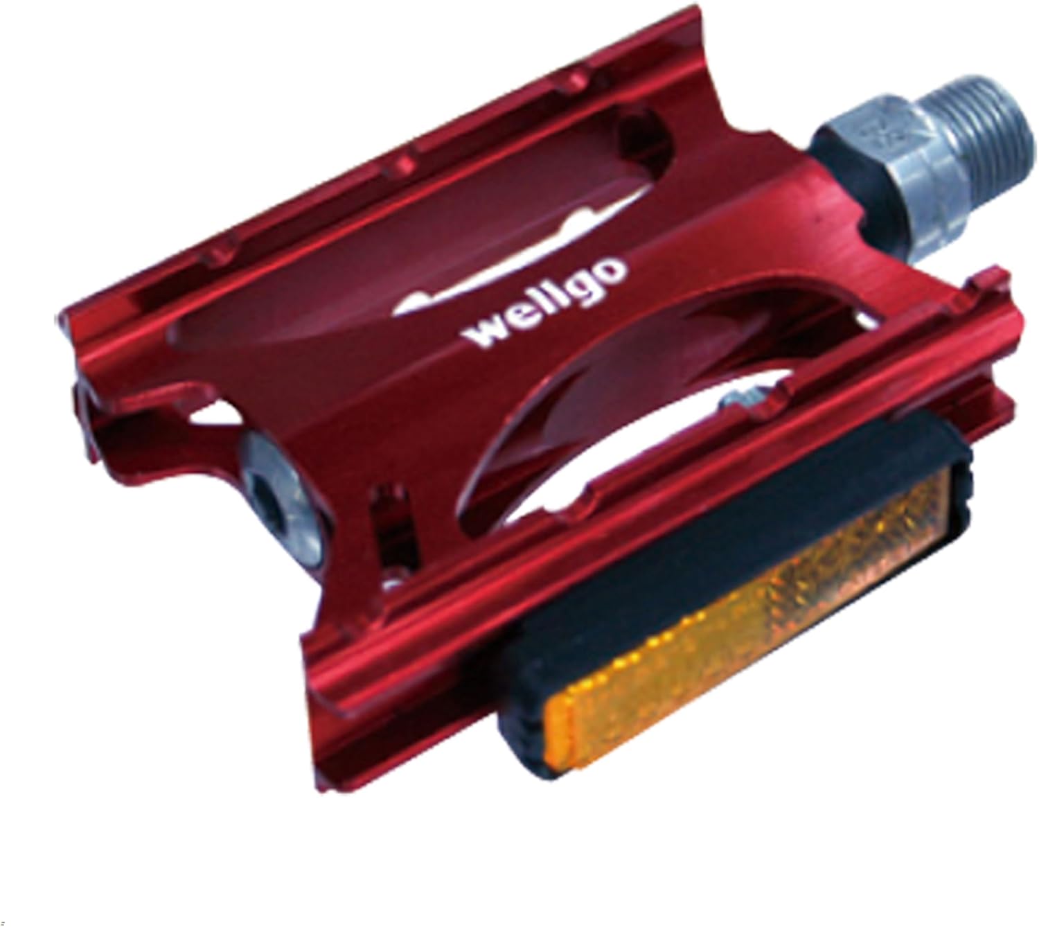 Amazon | wellgo LU-C16 レッド | ウエルゴ(WELLGO) | ペダル