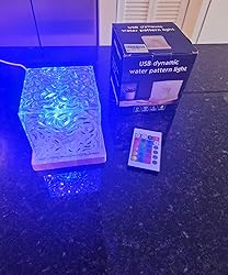 RICHMYC Northern Lights Ocean Wave Projector Light, 16 Colors Gradual ...