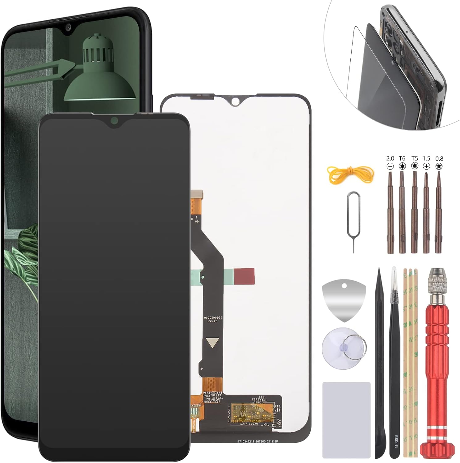 OCOLOR Pantalla para Cricket Ovation 2 EC1002 Sensor de reemplazo de ...