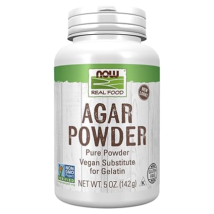 Amazon.com : NOW Foods, Agar Pure Powder, Vegetarian Substitute for ...