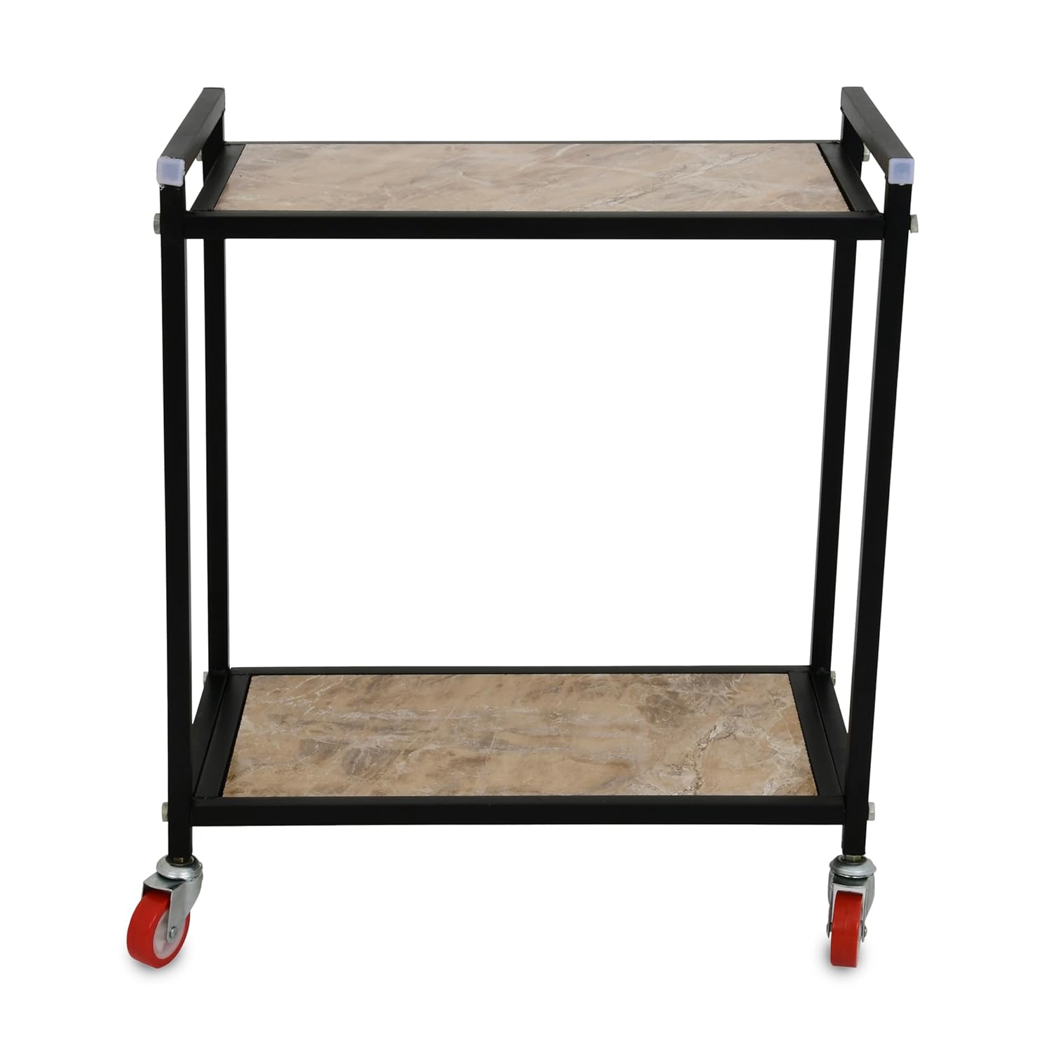 NEO STAR Metal and Wooden Battery Inverter Trolley/Stand with 2.5 Inch ...