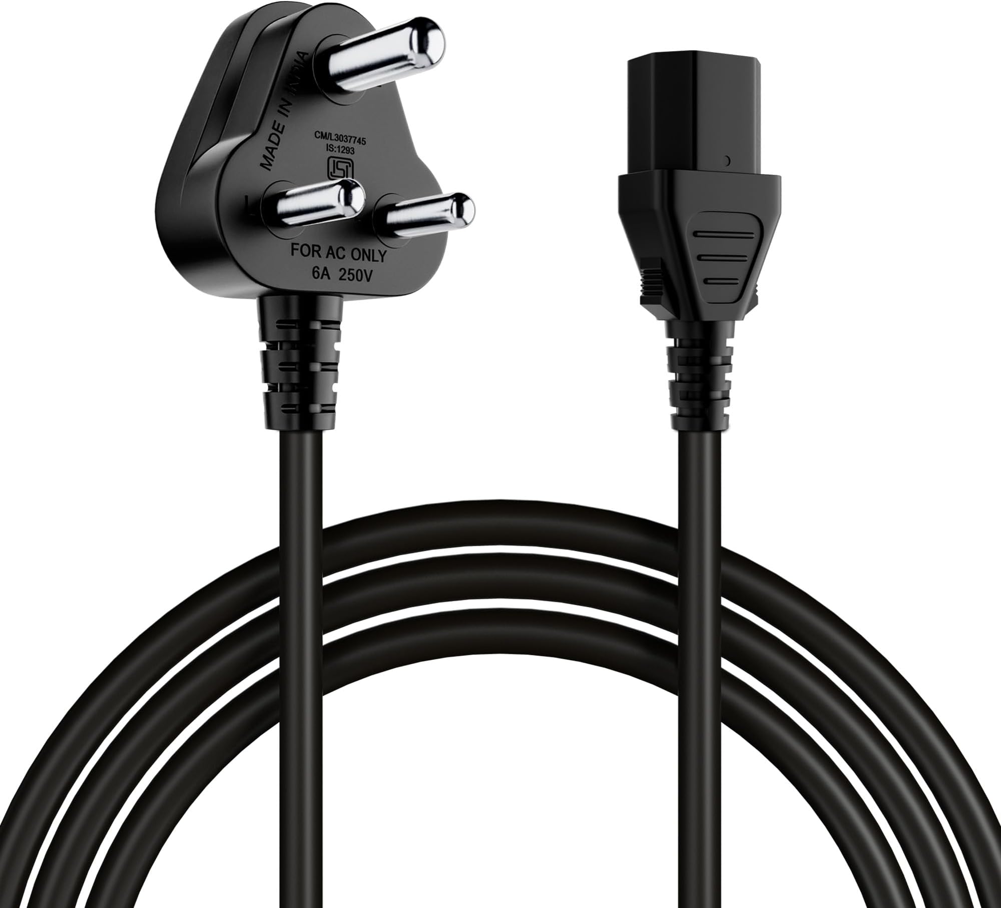 Buy Portronics Konnect G4 350W Desktop Power Cable, 3 Pin Type ...