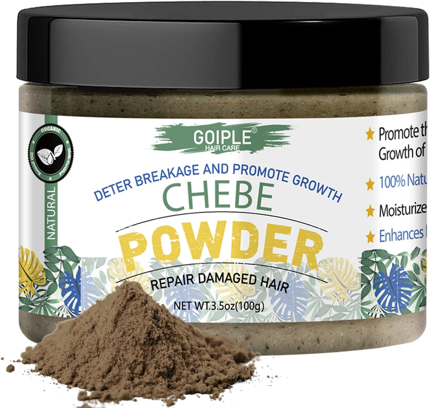 Amazon.com: Uhuru Naturals Chebe Powder (100g) - Natural African Hair ...