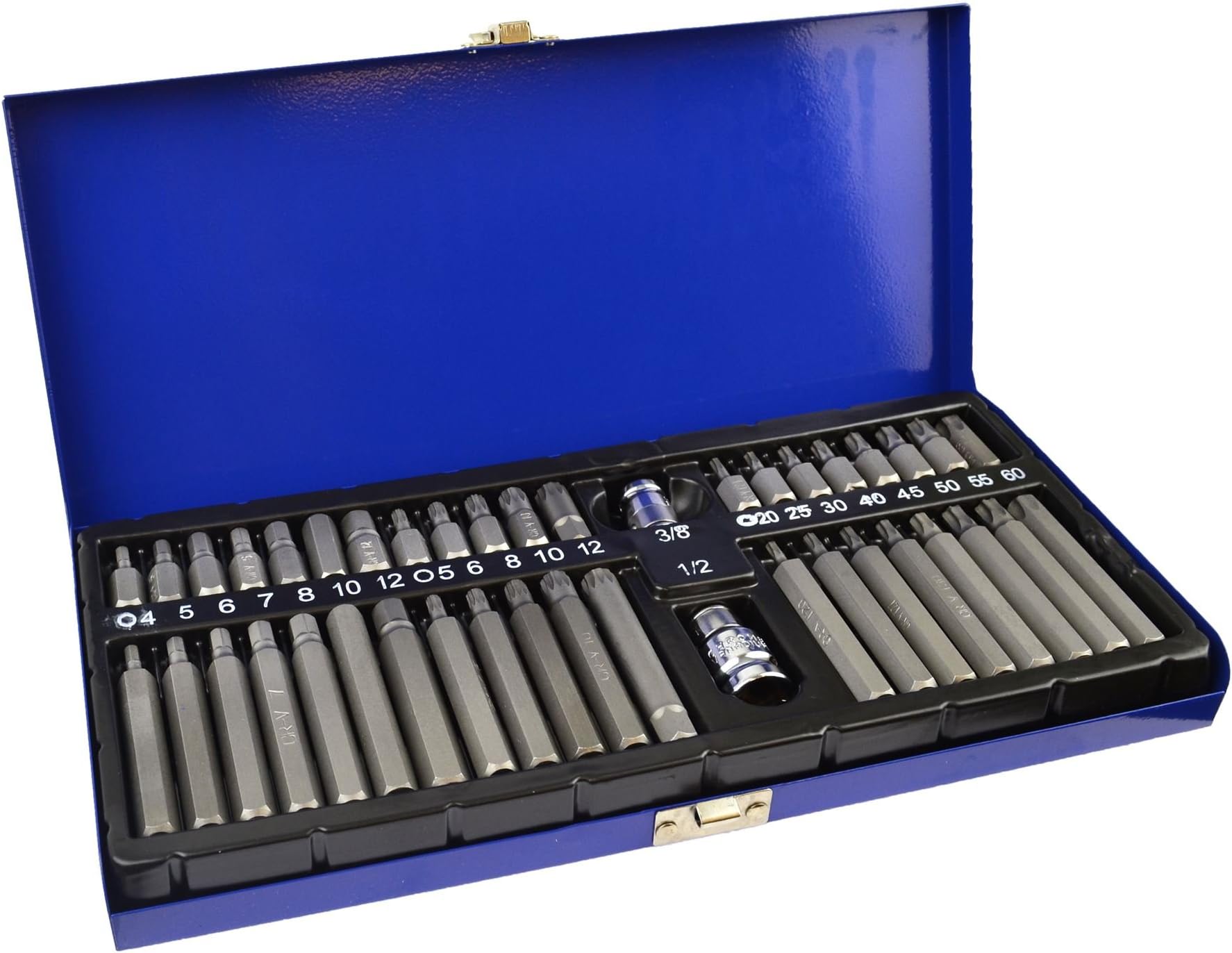 Draper Expert TX-STAR® 1/2" 40 Piece Hex & Spline Mechanics Bit Set | 3 ...