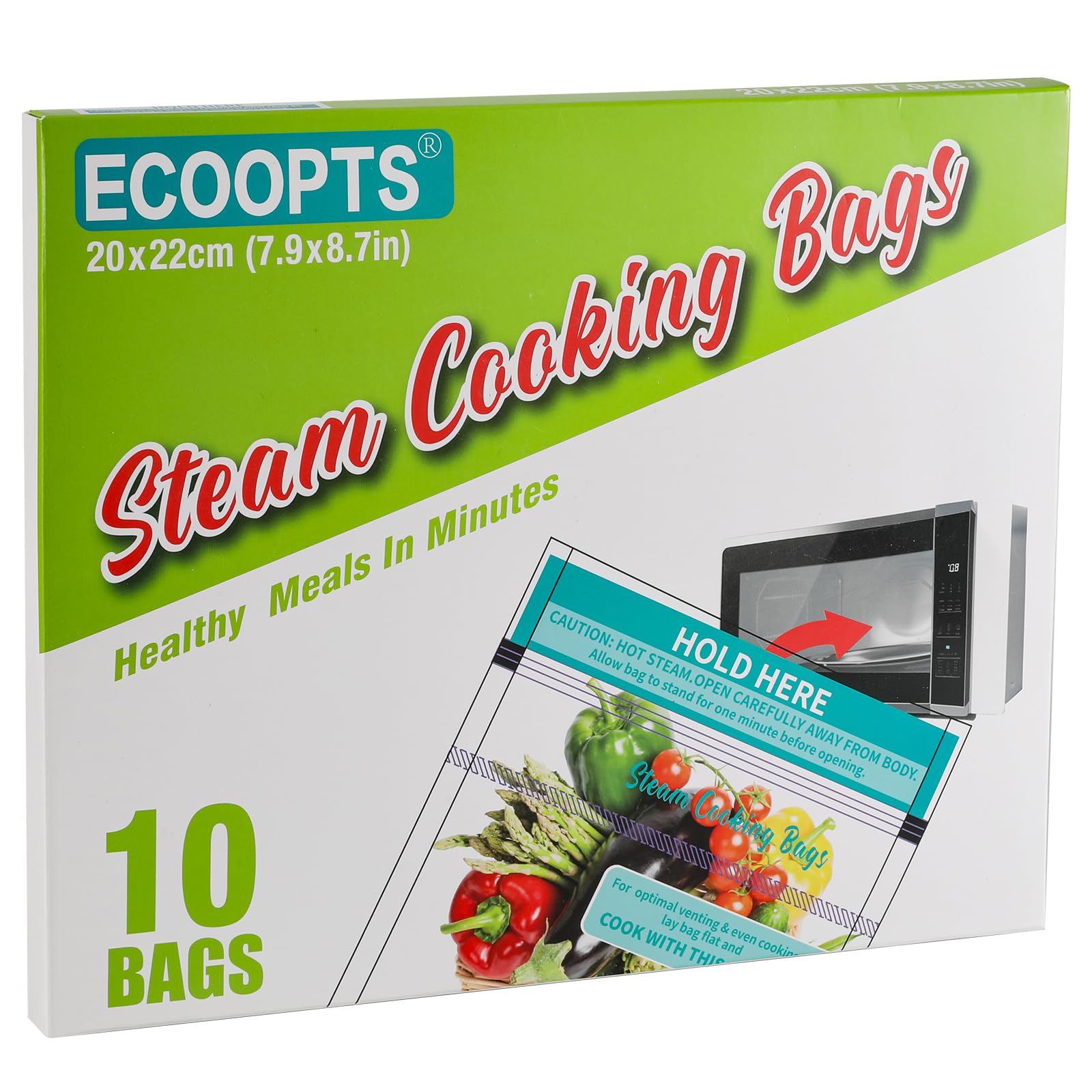 Amazon.com: 10 PCS Microwave Steaming Bags Large Size Disposable ...