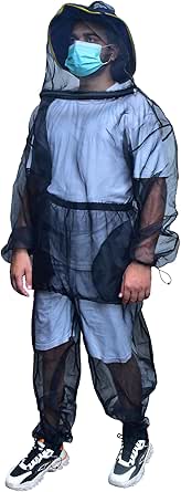 Amazon.com: SANEER INDUSTRIES Mosquito Suit - Bug Mesh Jacket & Pants ...