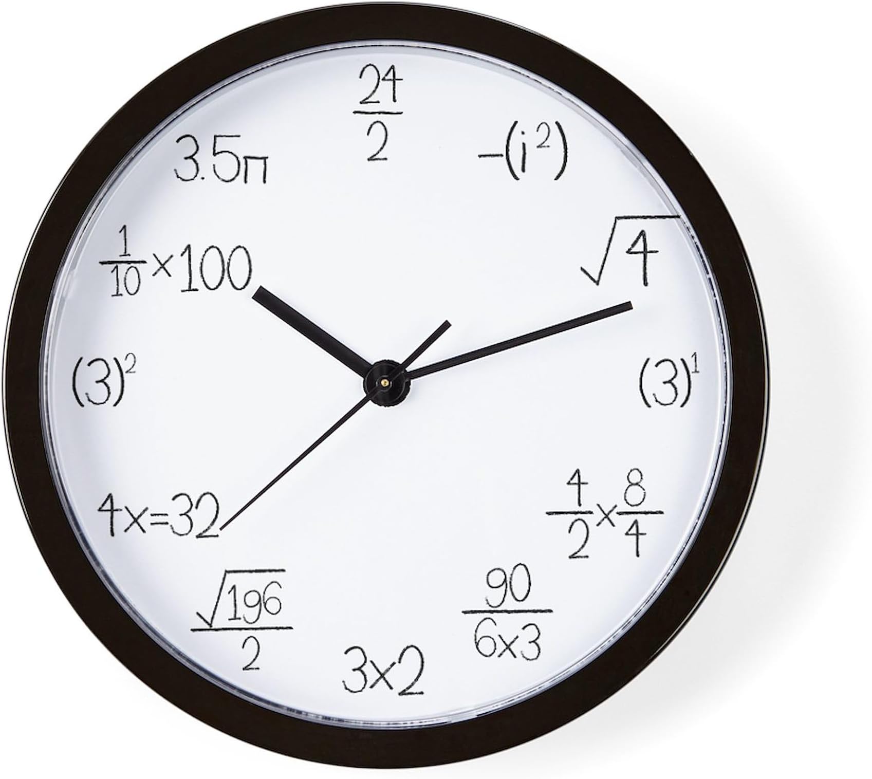 Amazon.com: CafePress Math Clock 10" Wall Clock for Livingroom, Kitchen ...