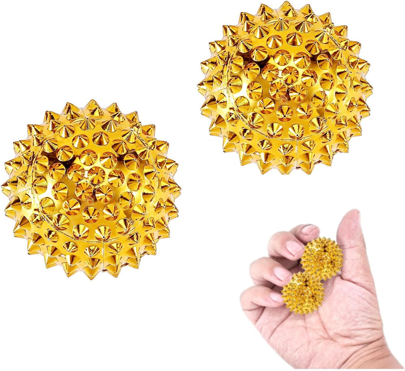 Amazon.com: GRUNIL Hand Massage Ball, Spiky Massage Ball, Magnetic ...