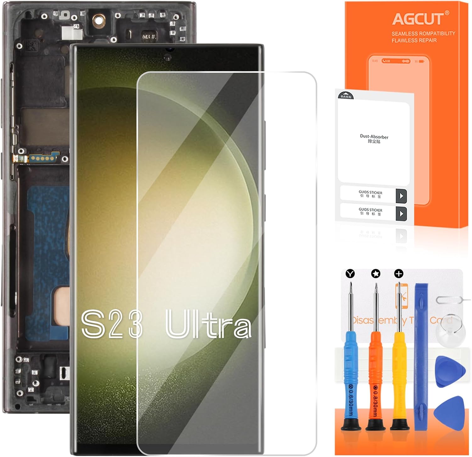 Amazon.com: INCELL for Samsung Galaxy S23 Ultra Screen Replacement for ...