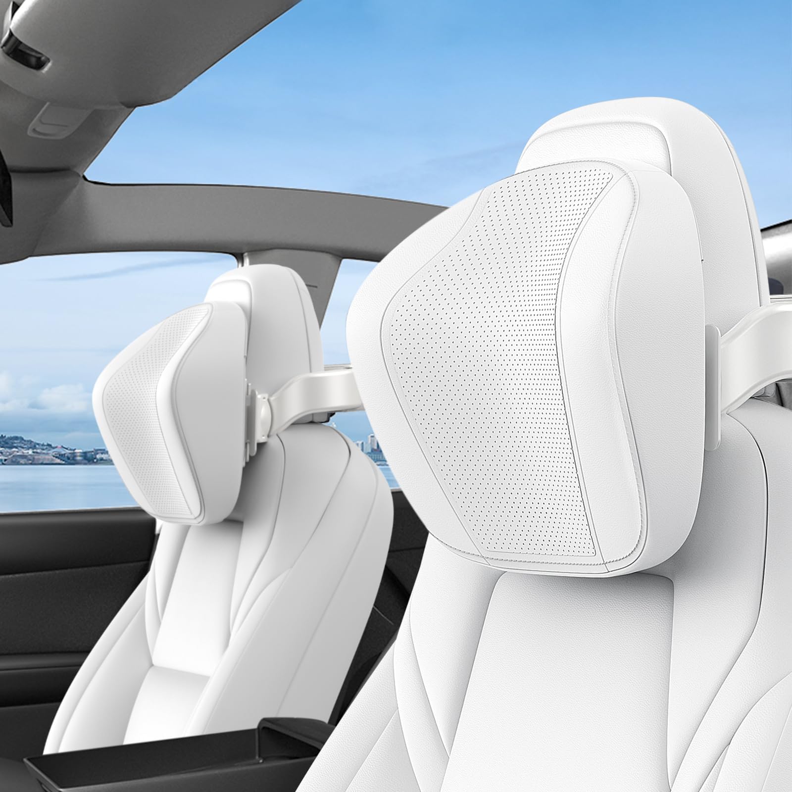 Amazon.com: Axdt Compatible with Tesla Neck Pillow Premium Memory Foam ...