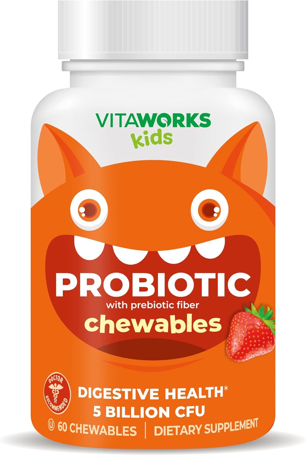Amazon.com: VitaWorks Kids Probiotics 5 Billion CFU Acidophilus Blend ...
