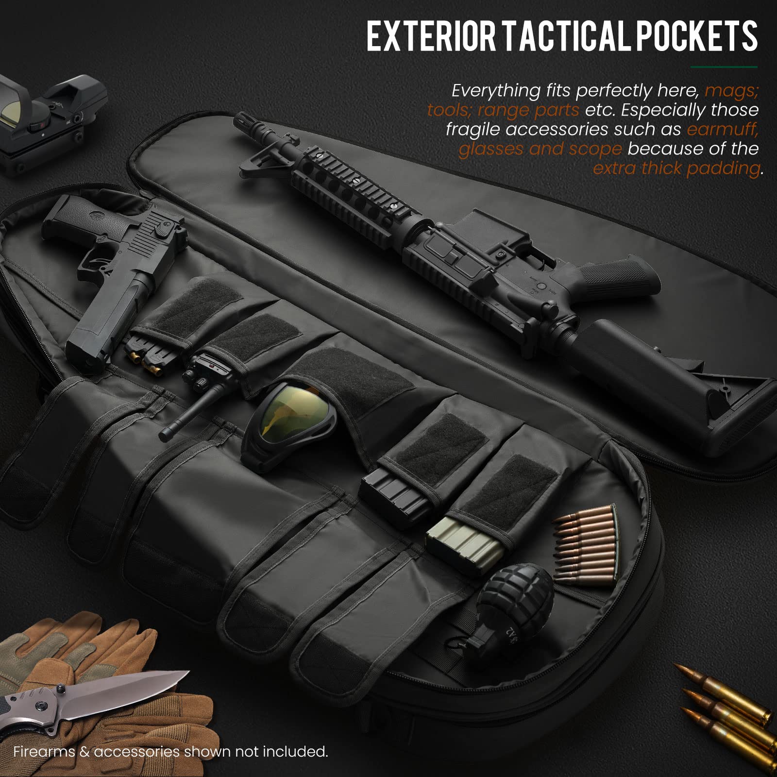 Snapklik.com : 32inch 36inch Short Barrel Rifle Case Soft Tactical ...