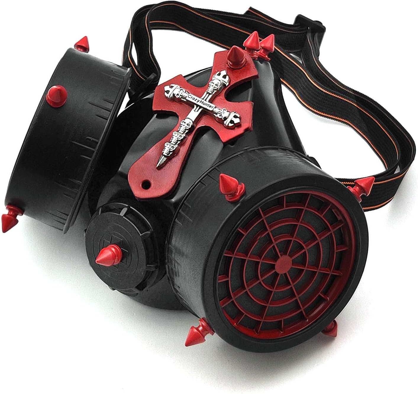 Amazon.com: Steampunk Red Cross Gas Mask Death Mask Helmet for ...