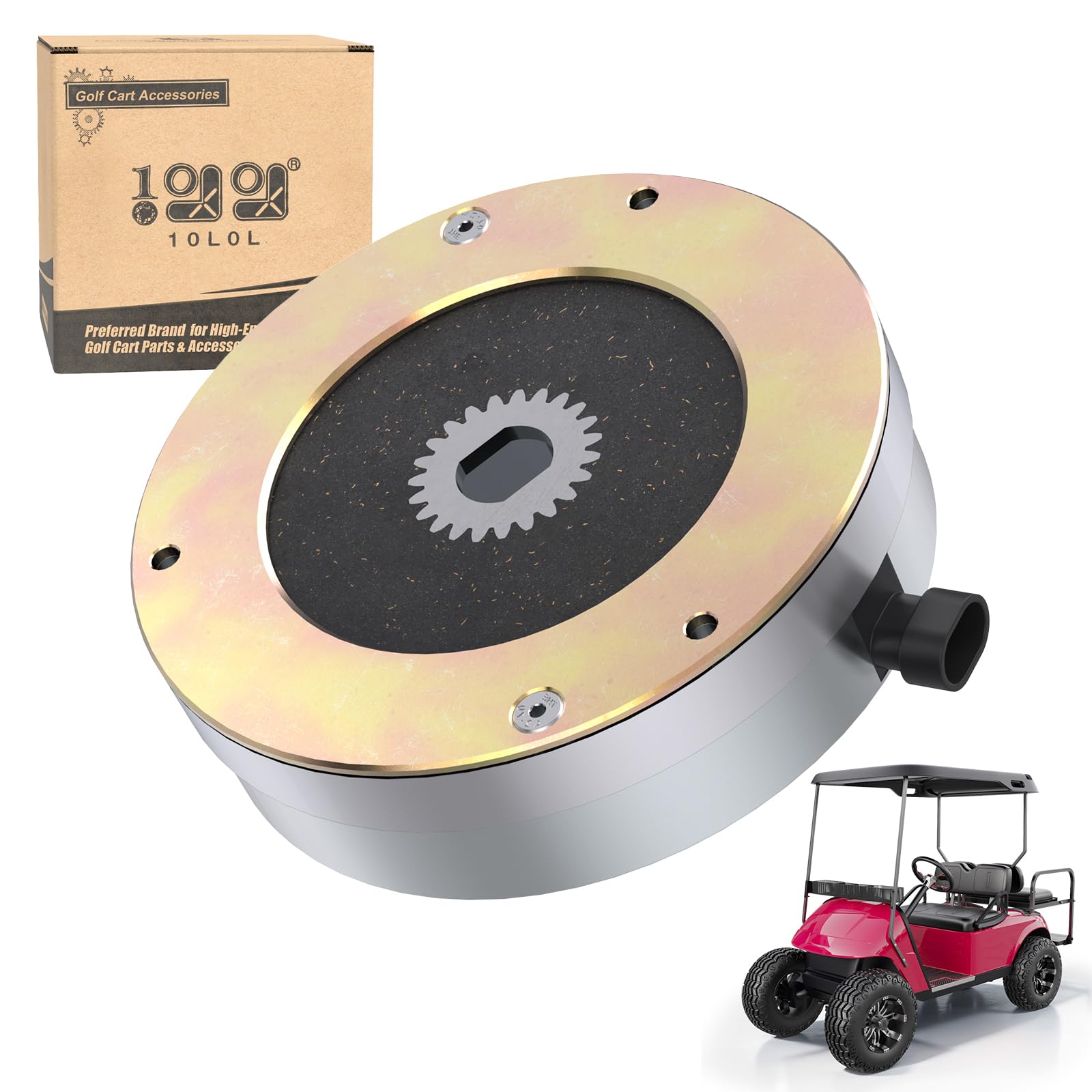 10L0L Golf Cart Motor Brake, Compatible with EZGO RXV(2008-2011) 48V ...