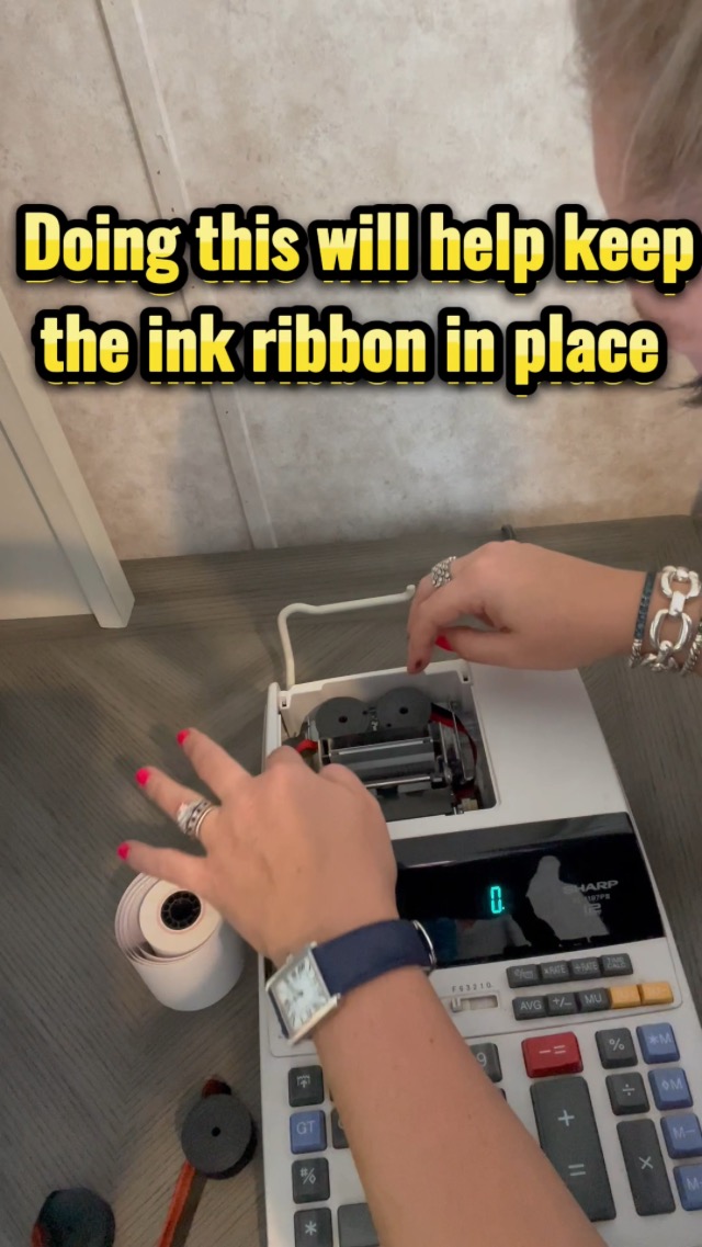 Watch How To Change The Ink Spool On Your Sharp Calculator on Amazon Live