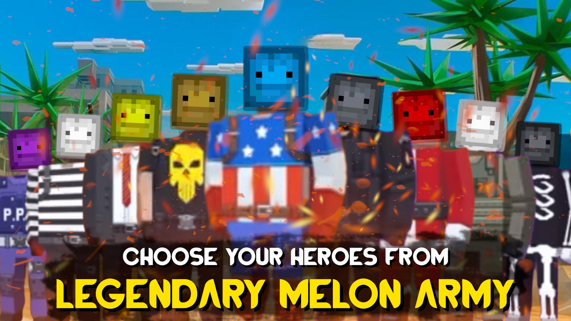Melon People Sandbox playground : Pixel Gun Ragdoll battleground - App ...