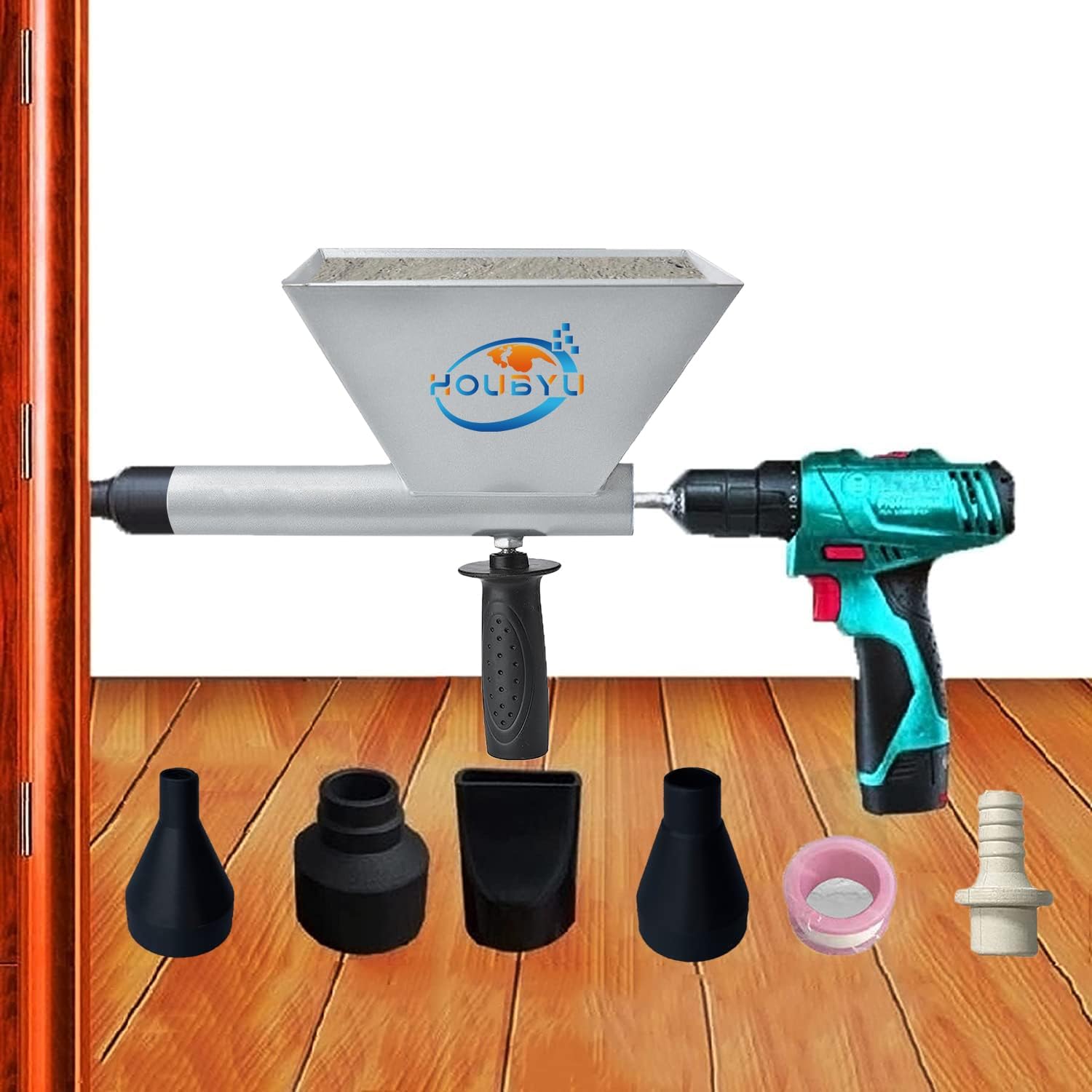 Amazon.com: HOUBYU Mortar Grout Gun Portable Cement Caulking Gun ...