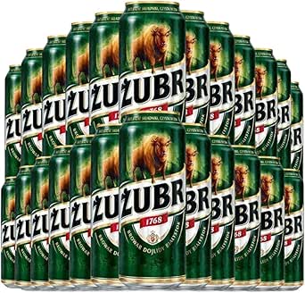 Zubr Polish Lager | Imported Beer | 500ml cans | Pack of 24 : Amazon.co.uk: Grocery