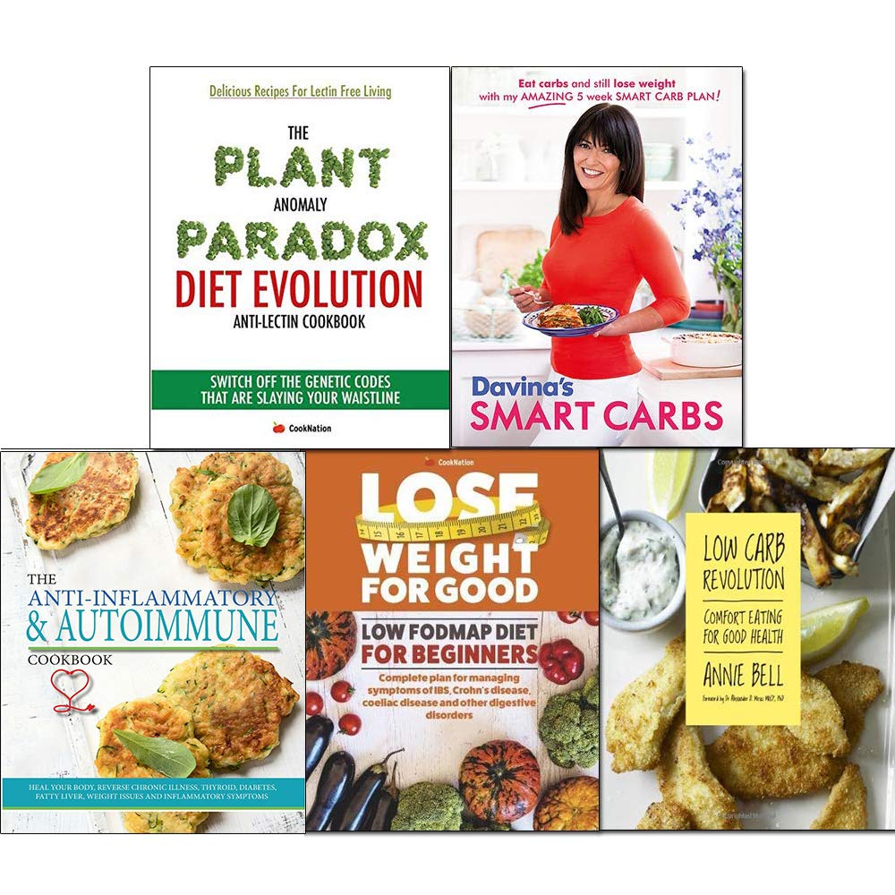 Buy Davina's smart carbs,low carb revolution, fod diet for beginners, the anti-inflammatory ...