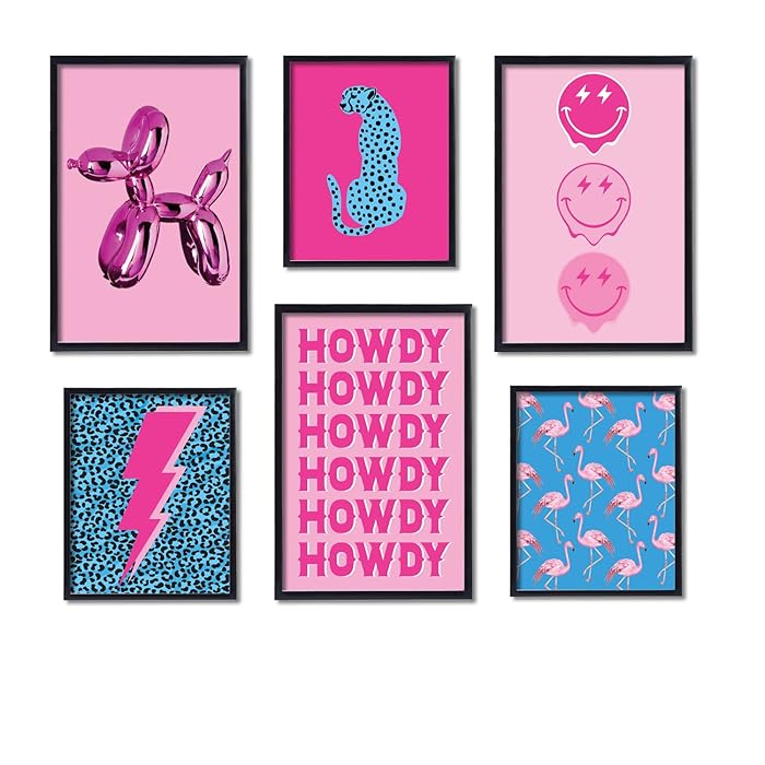 Buy Katie Doodle Preppy Room Decor (Aesthetic TikTok) Wall Collage Set ...
