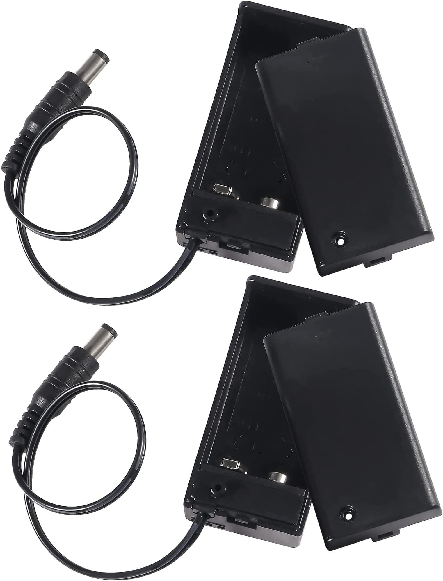 Amazon.com: CGNRONEAU 2Pcs 9V Battery Holder 9V Battery Holder with ON ...