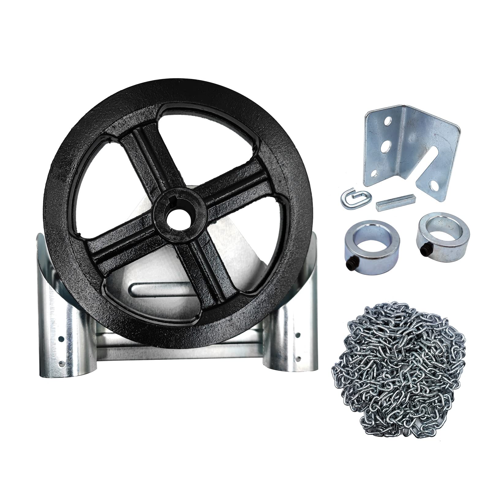 LAJIAOZ Garage Door Chain Hoist - 1:1 Reduced Drive,4000 Direct Drive ...