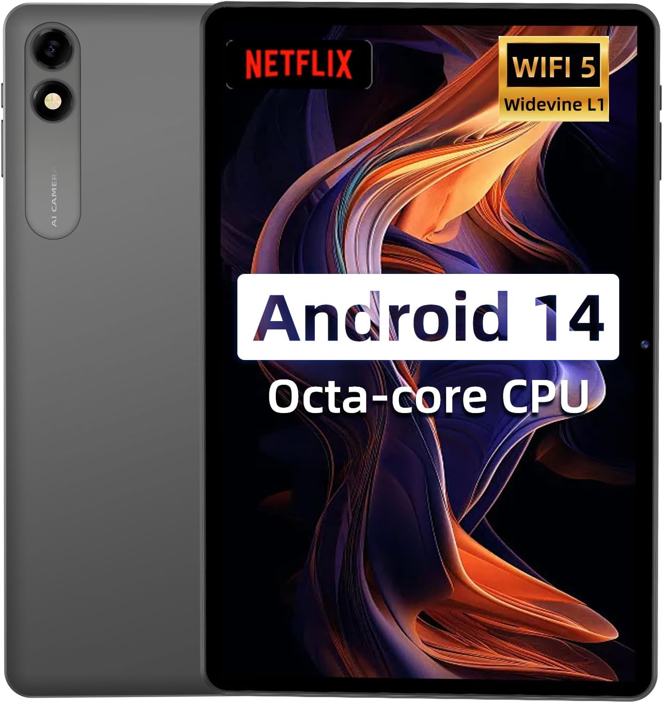 Amazon.com : KELANYIS Tablet 10.1 inch Android 14 Tablets, 10(4+6) GB ...