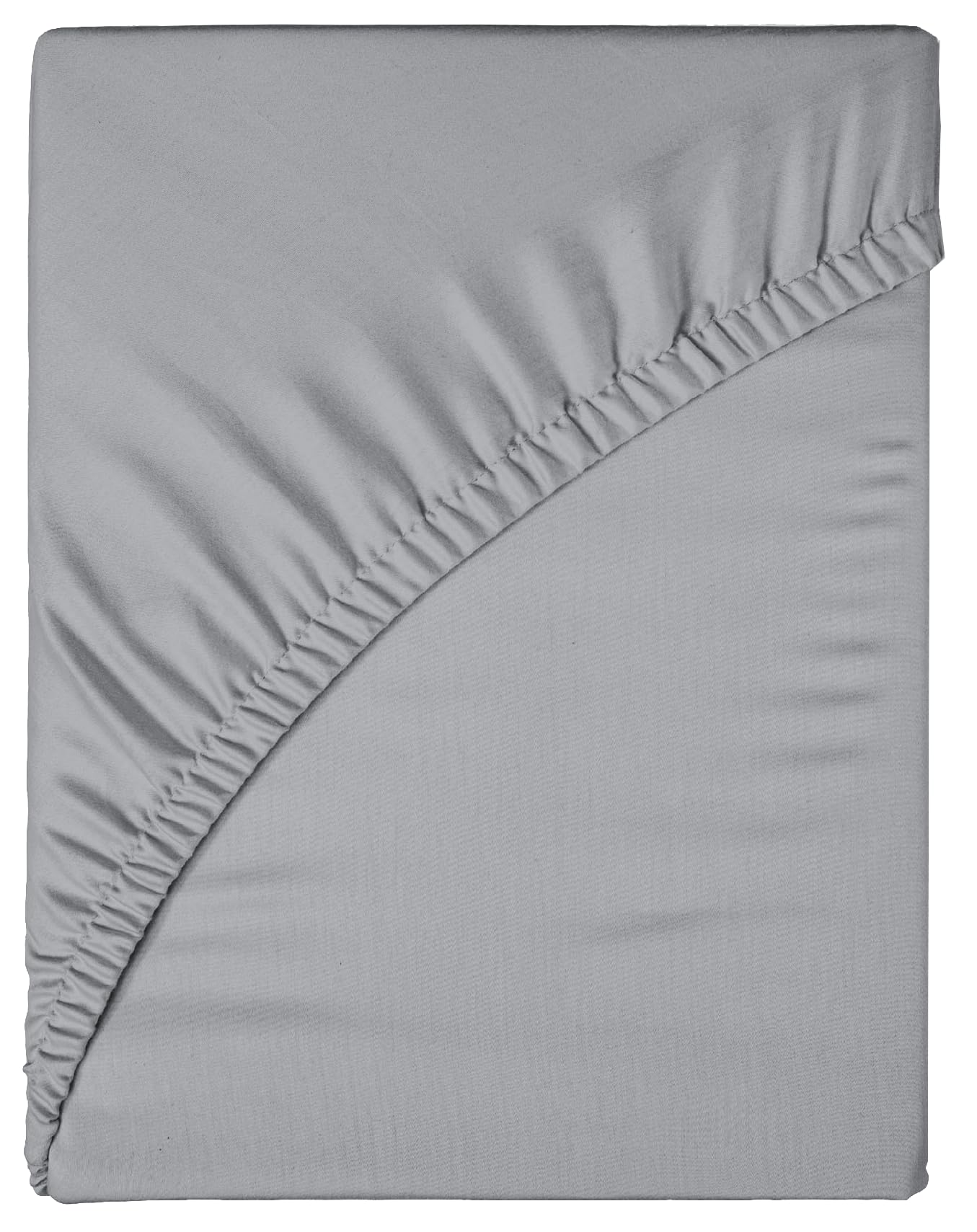 Funky Gadgets Double Fitted Sheet Grey 12 Inch (30cm) Deep Fitted ...