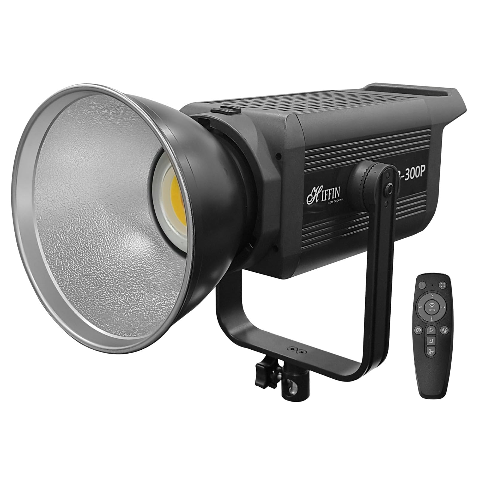 HIFFIN COB-300P Professional 300W LED Video Light for Studio Film ...