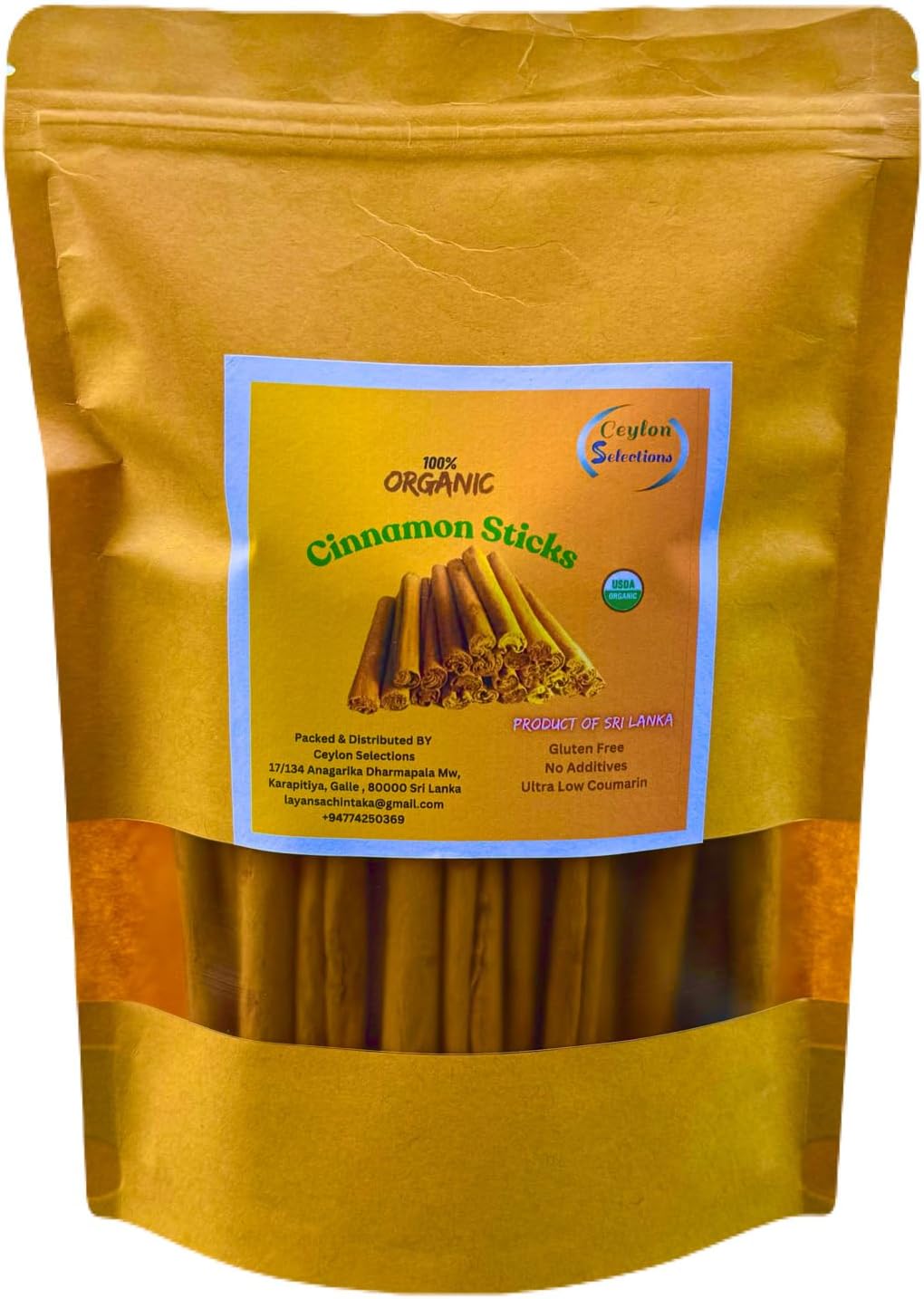 Ceylon Cinnamon Sticks (Sri Lanka) 200g (7.05 Oz) 5 inch Premium Alba ...