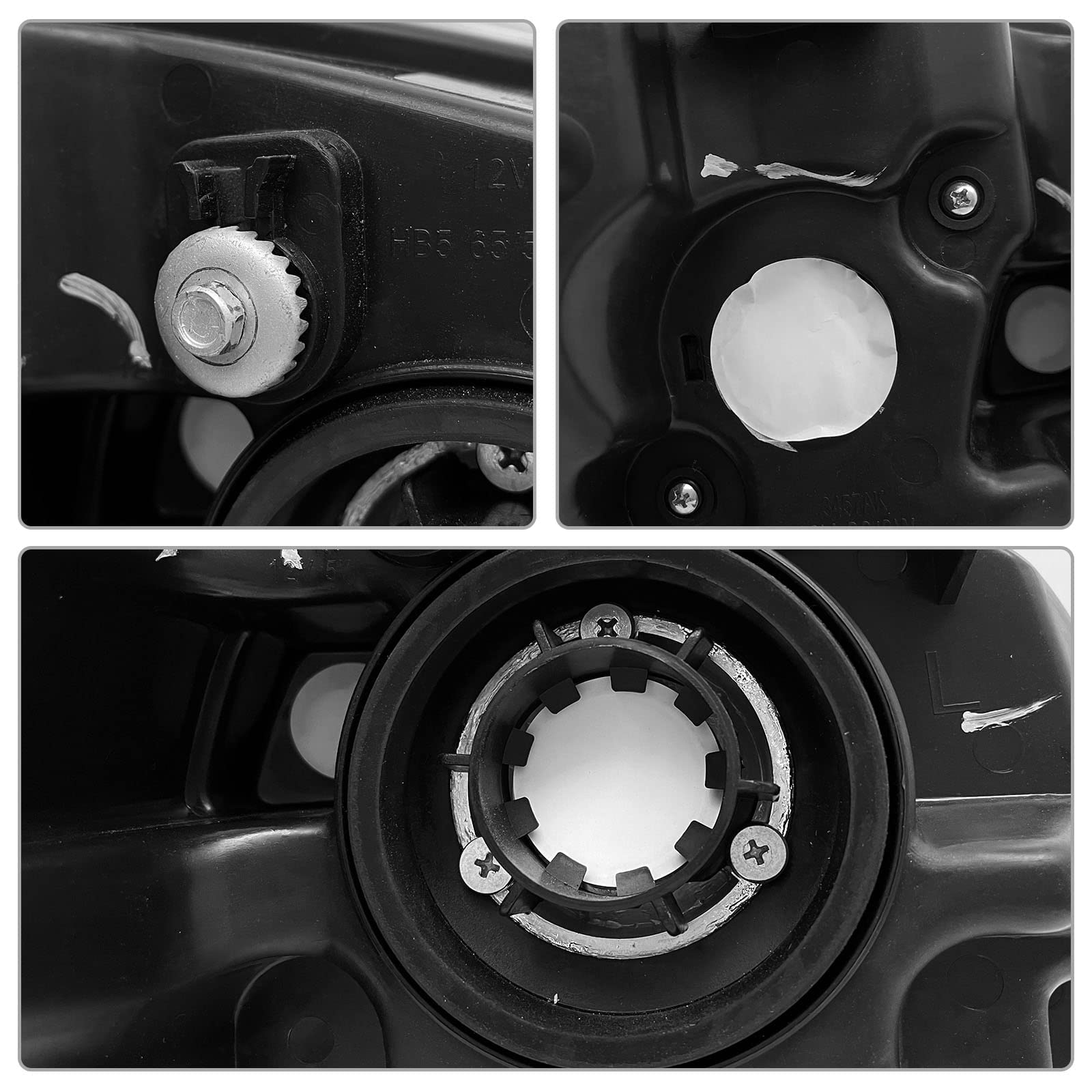 ADCARLIGHTS for 2005 2006 2007 2008 2009 2010 Chevy Cobalt Headlight ...