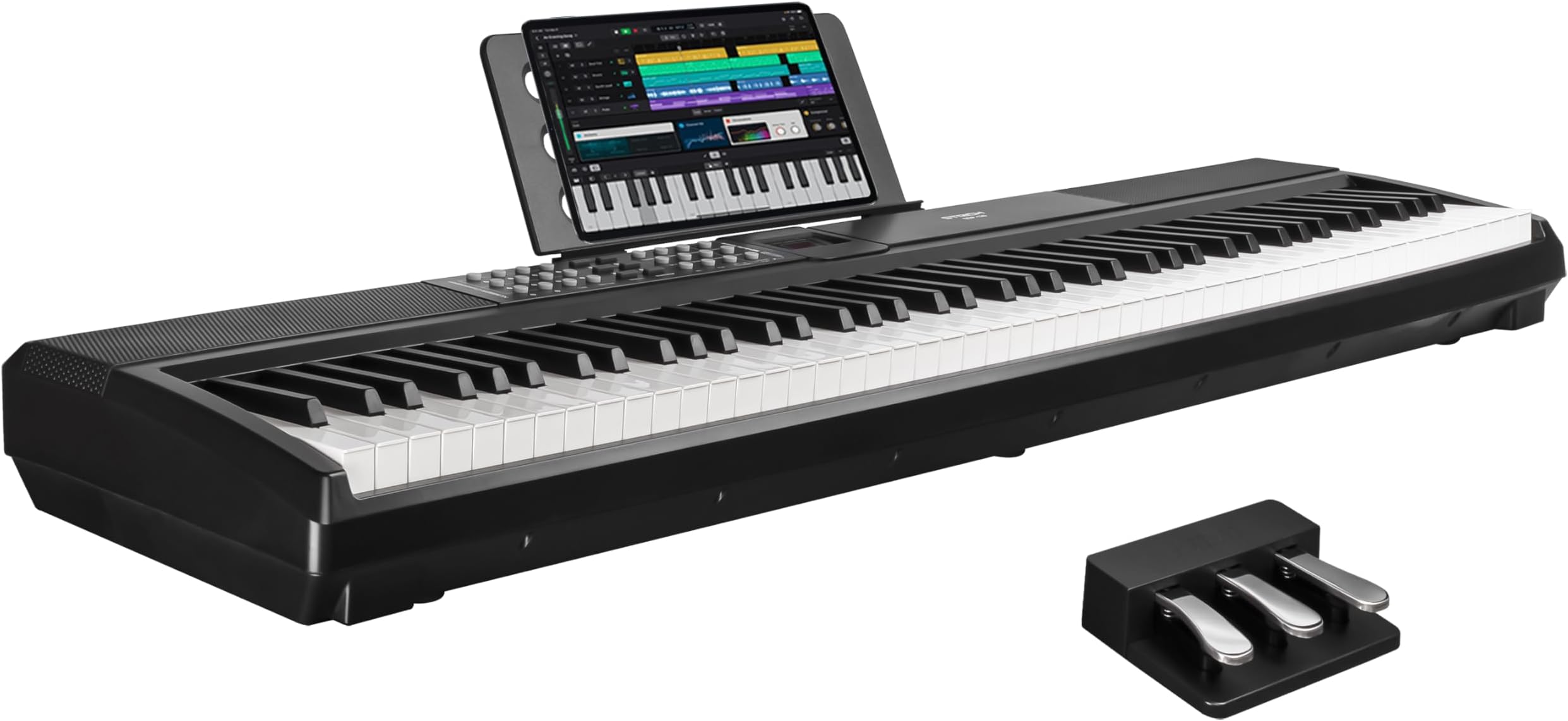 Amazon.com: Donner DEP-20 Lite Beginner Digital Piano 88 Key Weighted ...