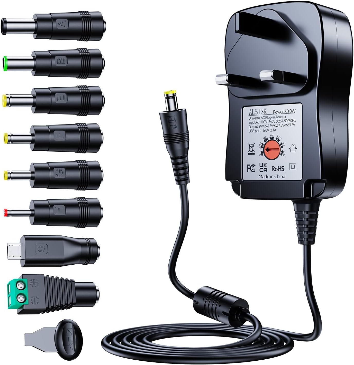 ALSISK International Power Adapters Multifunctional Portable Power ...