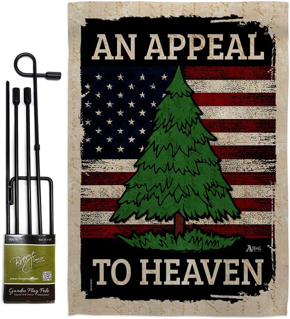 Amazon.com : Appeal to Heaven Flag Stand Set American Flags for Outside ...