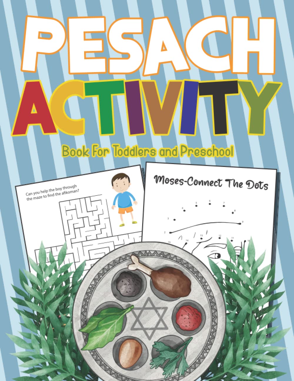 Buy Pesach Activity Book for Toddlers and Preschool: Passover Book for ...