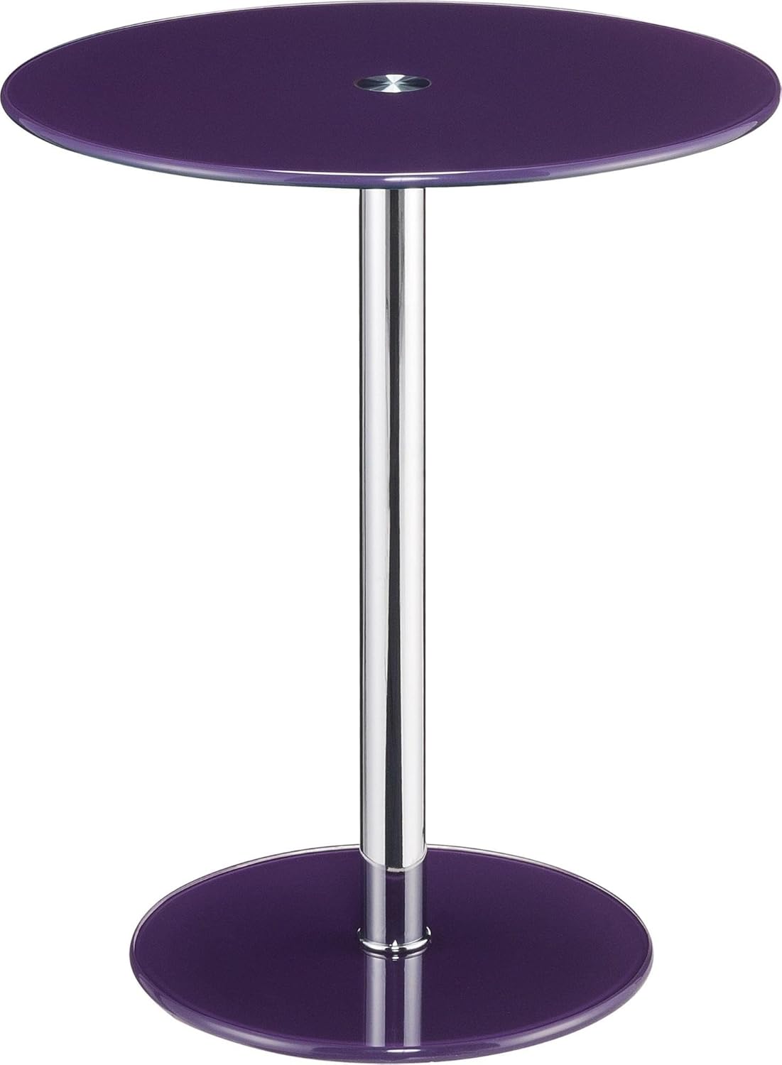 Amazon.com: Altra Chrome End Table, Purple : Home & Kitchen