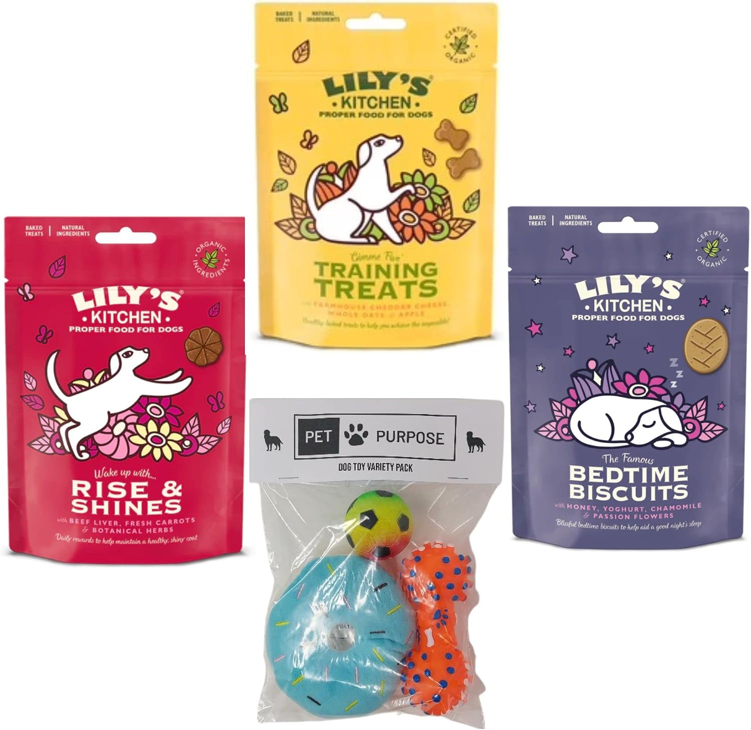 Lily's Kitchen Dog Treats Variety Pack | 3x 80g Variants ideally Suited ...