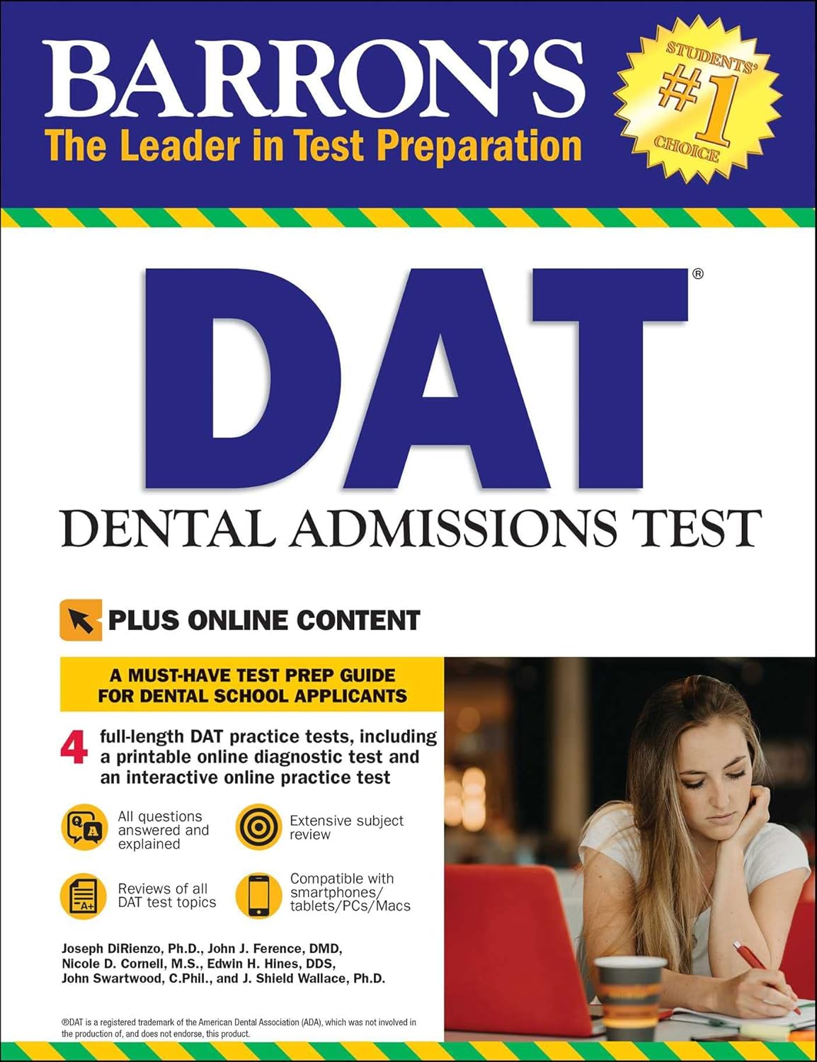 DAT: Dental Admissions Test: Includes 3 Full Length Practice Tests ...