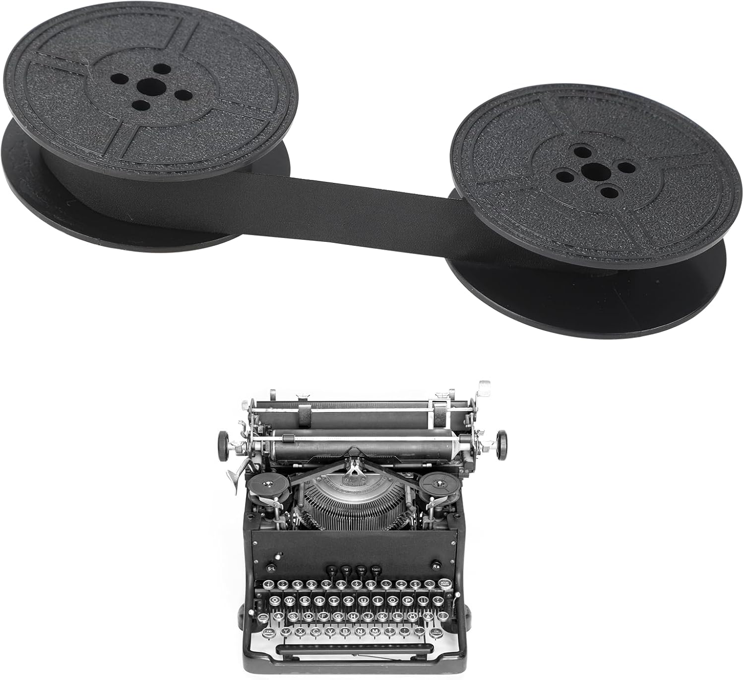 Amazon.com: Universal Black Typewriter Ribbon, Twin Spool Calculator ...