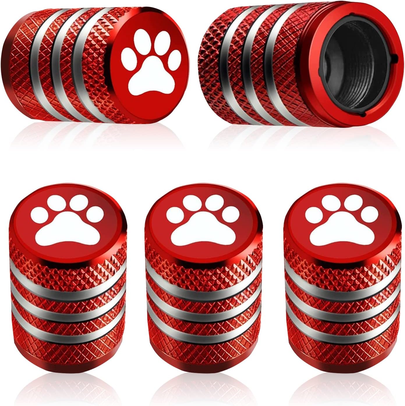 Amazon.com: Tire Valve Stem Caps - 4 Pack Anti-Corrosion Premium ...