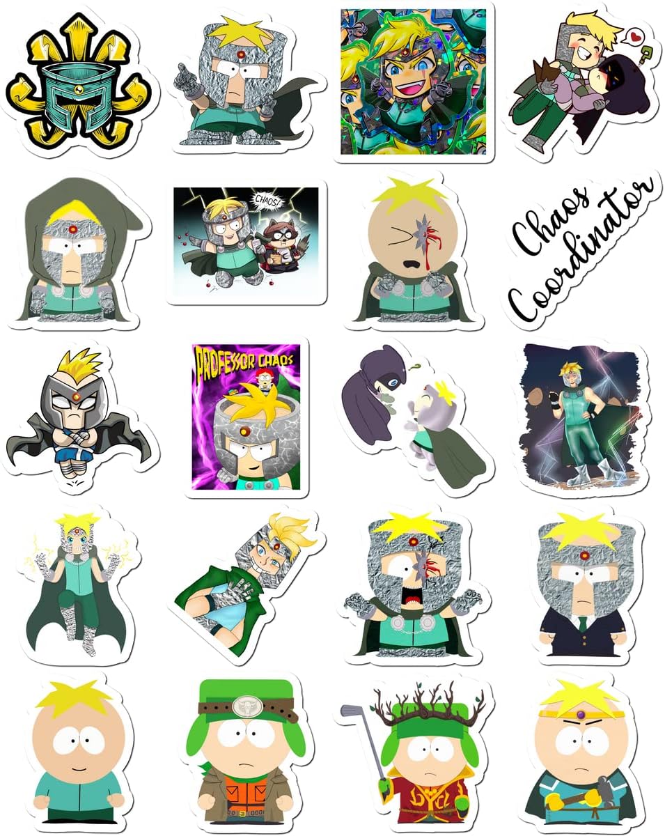 Amazon.com: Stickers Pack 20 Pcs Professor Aesthetic Chaos Colorful ...